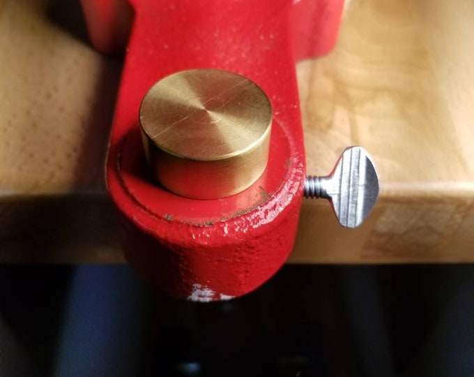 Machined Brass Leather Punch Anvil for Tandy or Similar Kick Presses - Etsy