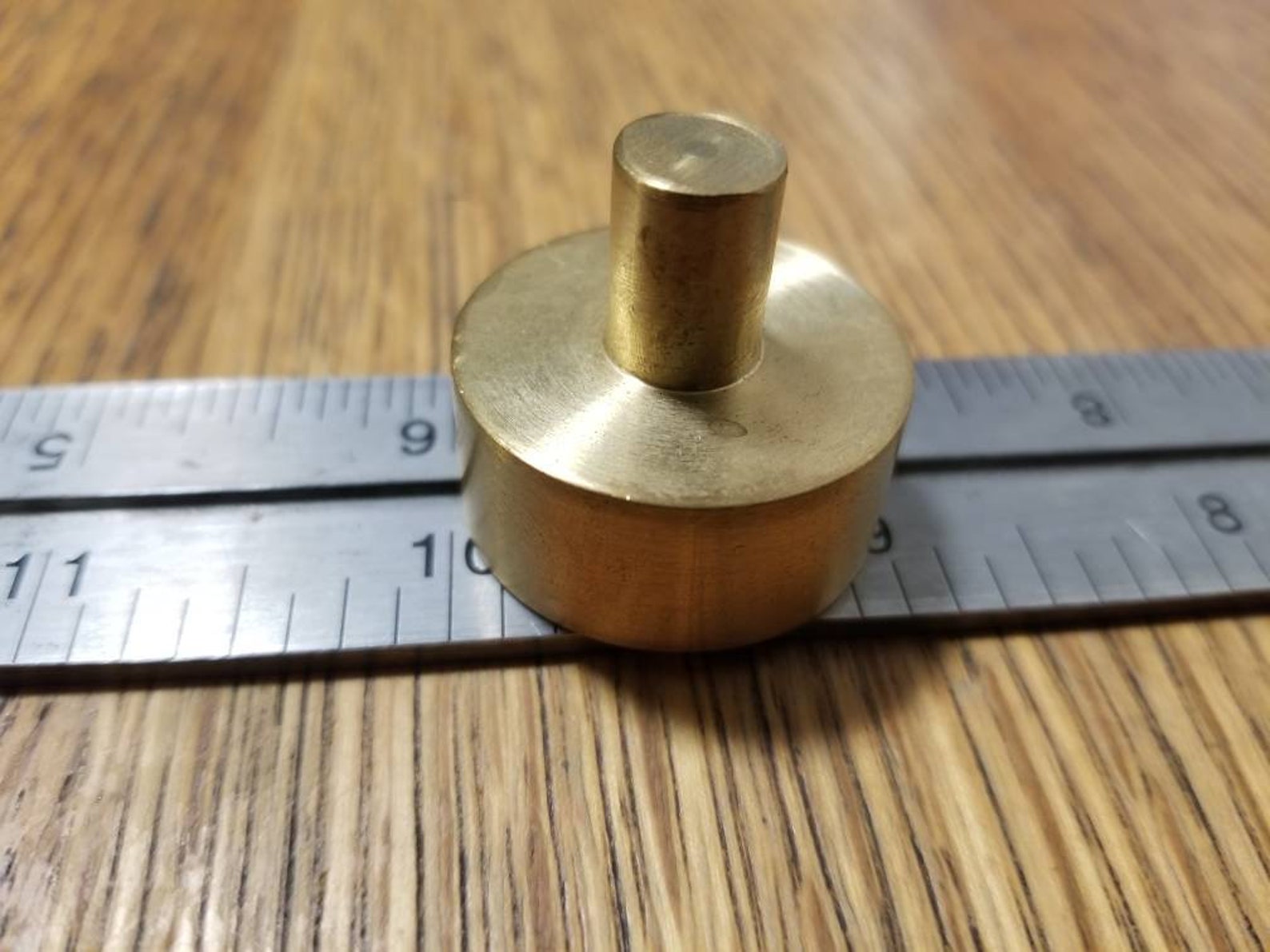 Machined Brass Leather Punch Anvil for Tandy or Similar Kick - Etsy