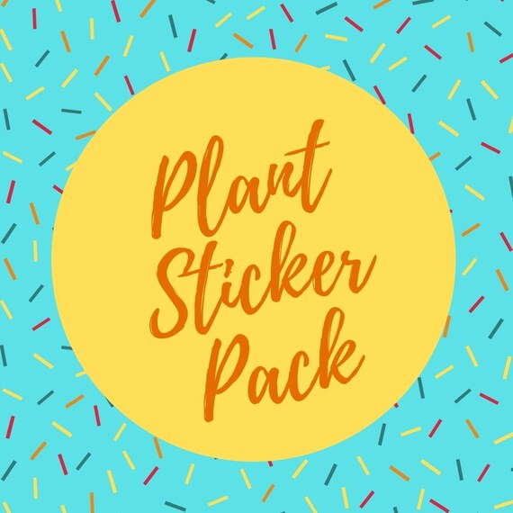 Plant Lover Sticker Pack 3 - Etsy