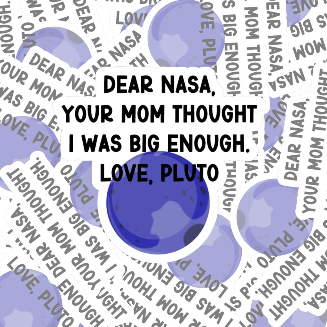 Pluto is A Planet Sticker - Nostalgia Sticker - Millennial Memories ...