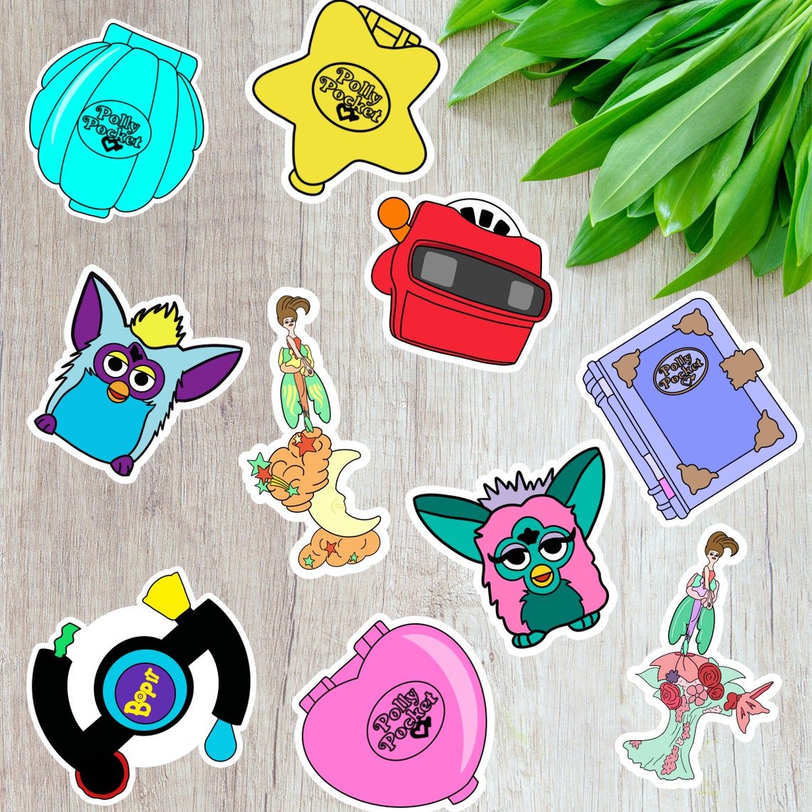 Nineties 90s Nostalgic TOY & TREAT Sticker Bundle Millennial | Etsy