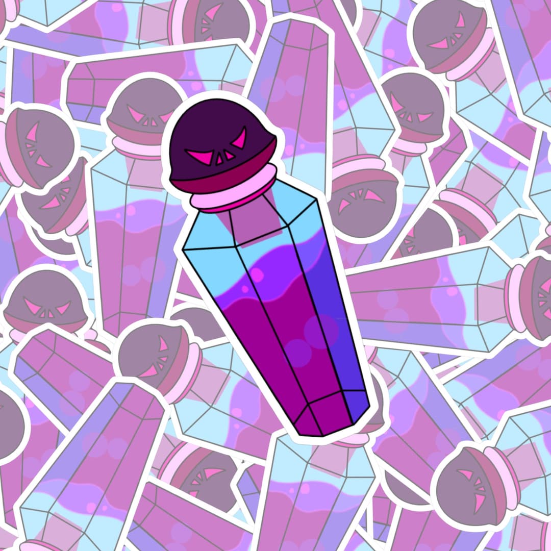 Hercules Poison Sticker - Disney Sticker - Hades Mortal Poison Sticker ...