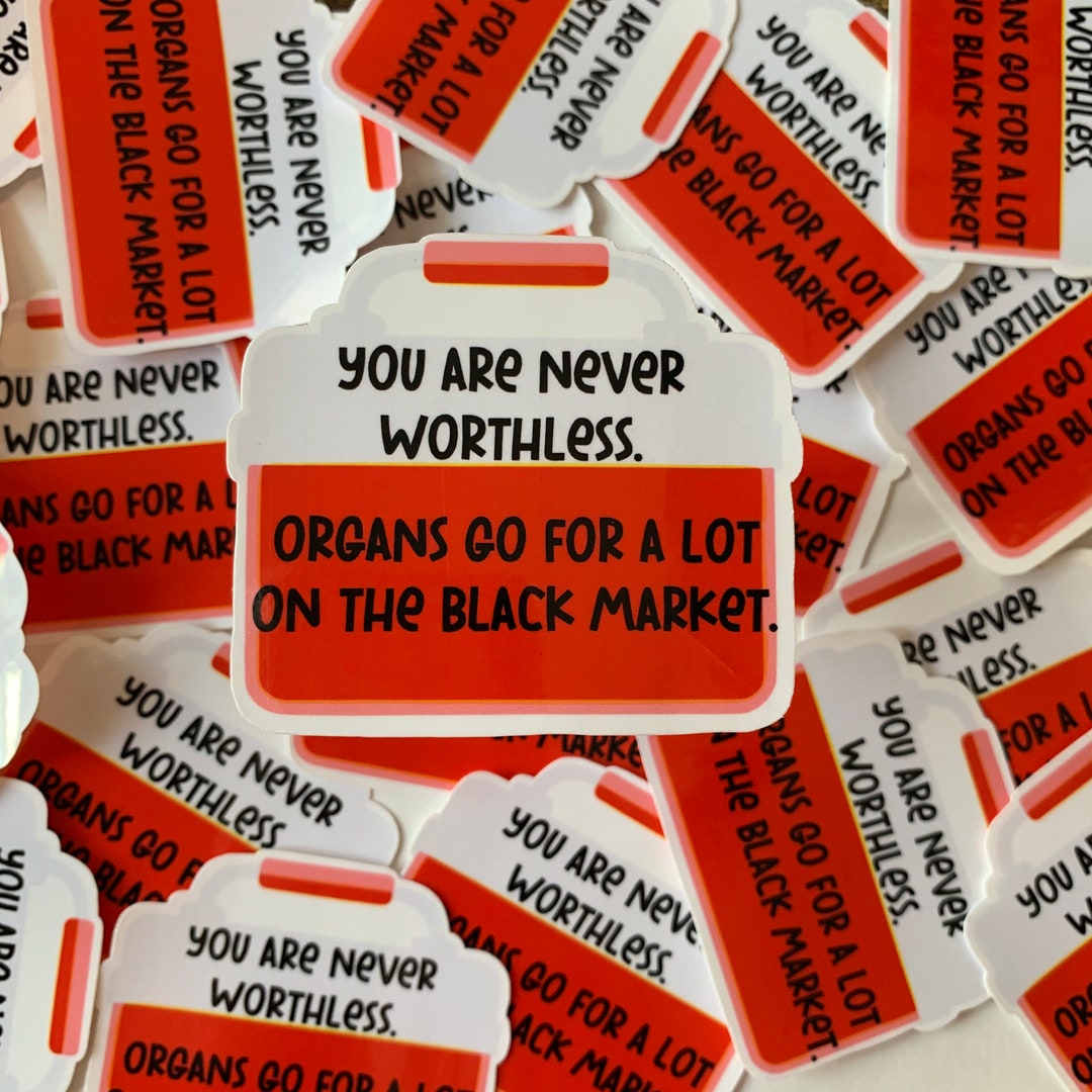 You Are Never Worthless - Funny Sticker - Positive Affirmation Sticker ...