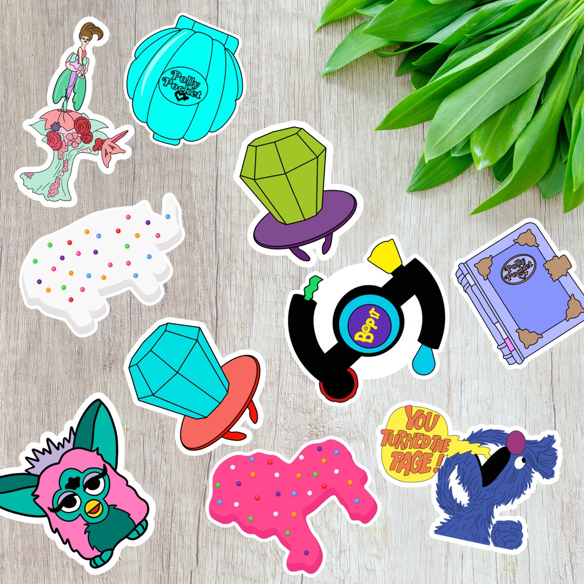 Nineties 90s Nostalgic TOY & TREAT Sticker Bundle Millennial - Etsy