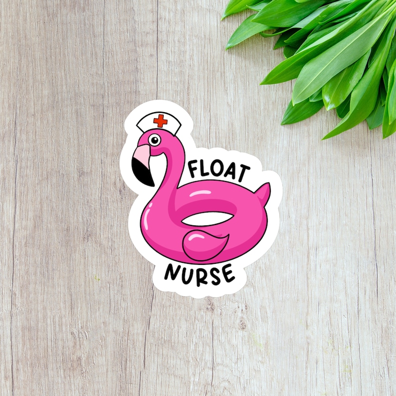 Float Pool Nurse Vinyl Decal Sticker Float Nurse Sticker - Etsy