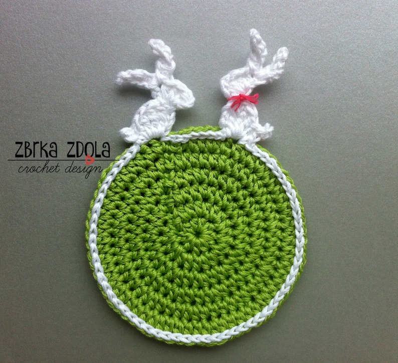 Easter Coaster - Easter Crochet Pattern (pattern No. 021) INSTANT ...