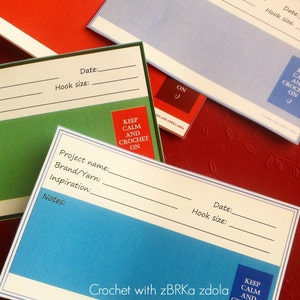 Crocheters work in Progress Cards INSTANT DIGITAL DOWNLOAD - Etsy