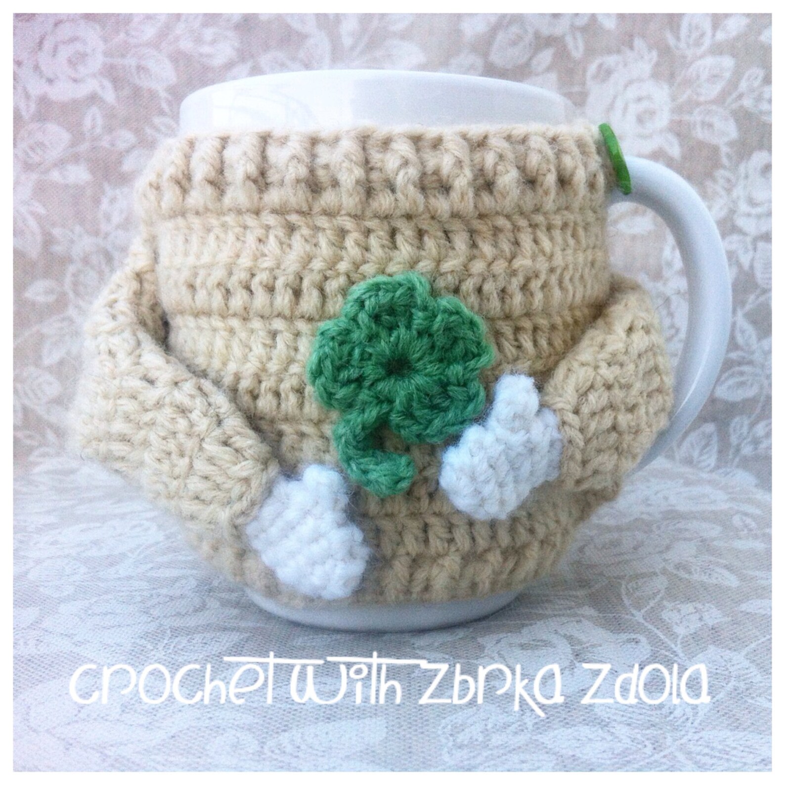 Sweater Mug Cosy - Crochet Pattern (no. 015), Set of 5 Cozy Patterns ...