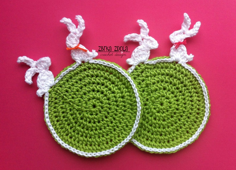 Easter Coaster - Easter Crochet Pattern (pattern No. 021) INSTANT ...