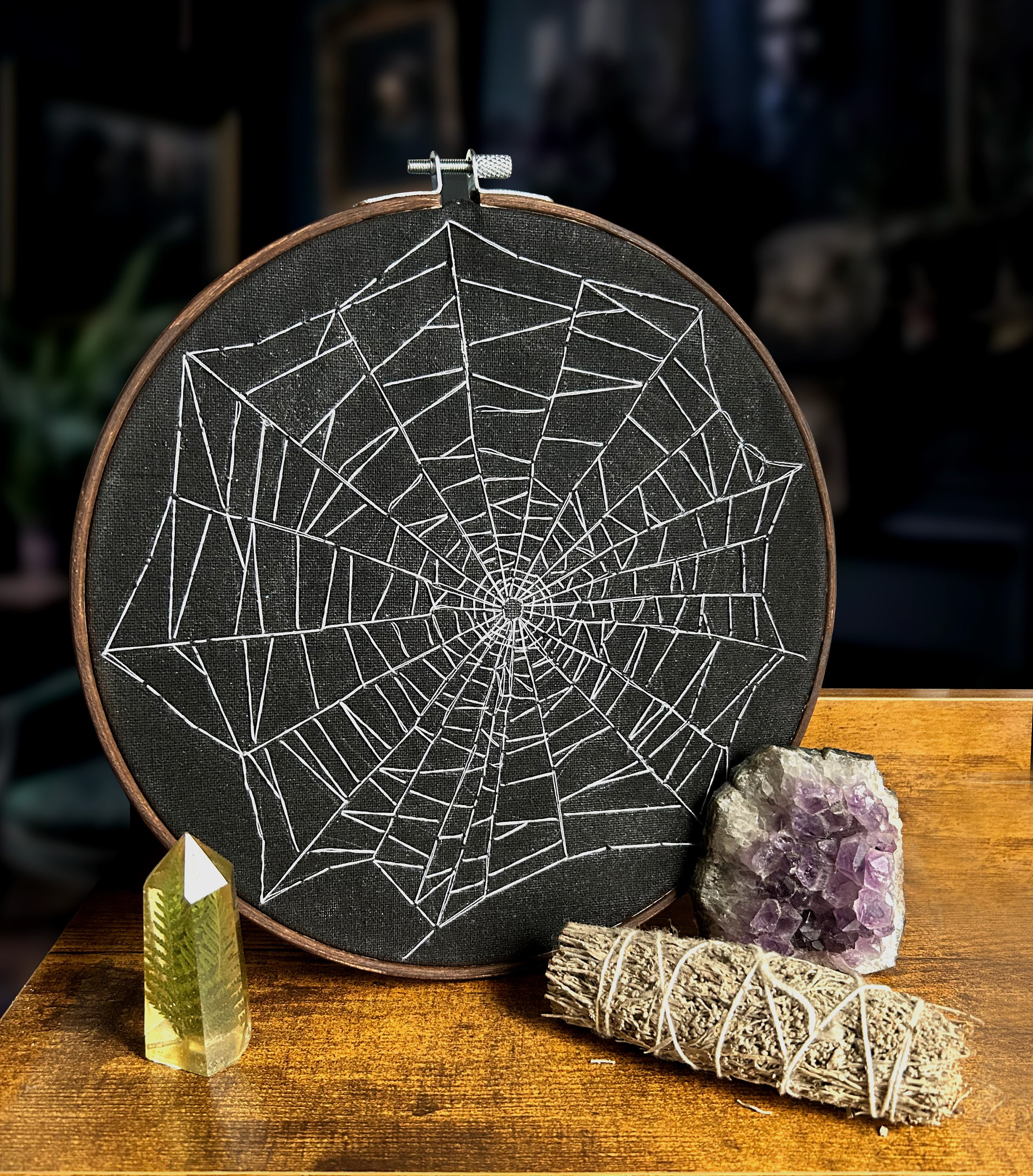 Spiderweb Embroidery - Etsy