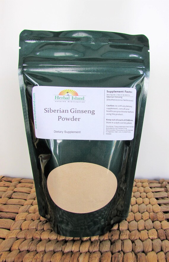 Ginseng Siberian Eleuthero Root Powder 100% All Natural | Etsy