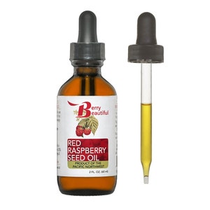 Red Raspberry Seed Oil - 2 Fl Oz (60ml) | Cold-pressed by Berry ...