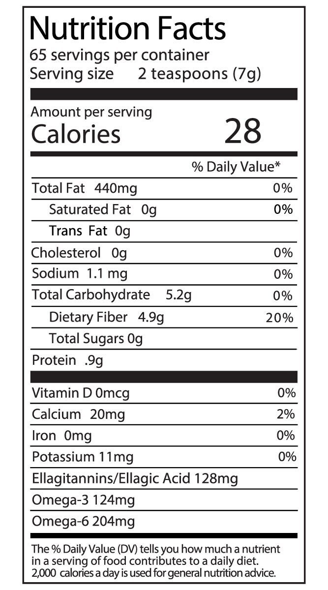 Certified Organic Meeker Red Raspberry Seed Powder - 1 Lb / 454 G ...