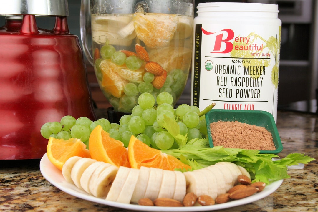 Certified Organic Meeker Red Raspberry Seed Powder - 1 Lb / 454 G ...