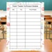 Editable Parent Teacher Conference Sign up Sheet - Etsy