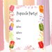 Editable Popsicle Party Flyer/invitation - Etsy