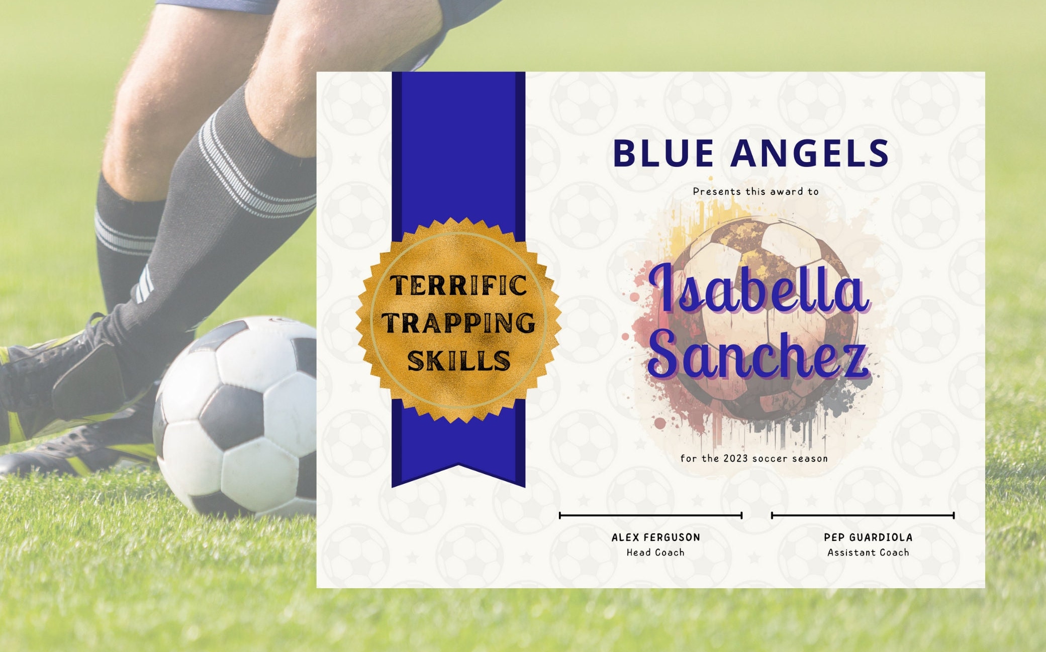 Editable Girls Soccer Awards Bundle - Etsy