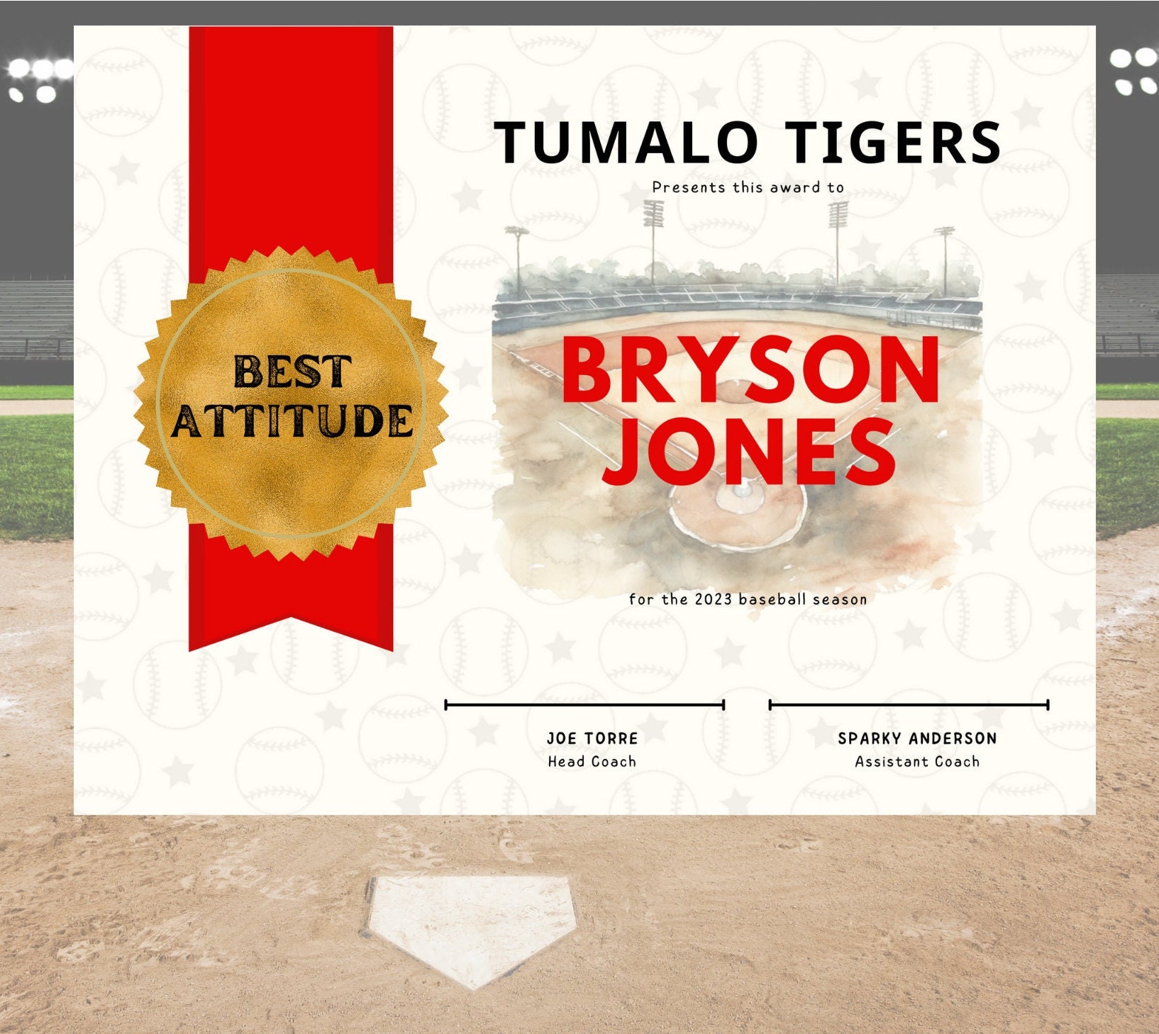 Editable Baseball Award Certificate Bundle - Etsy