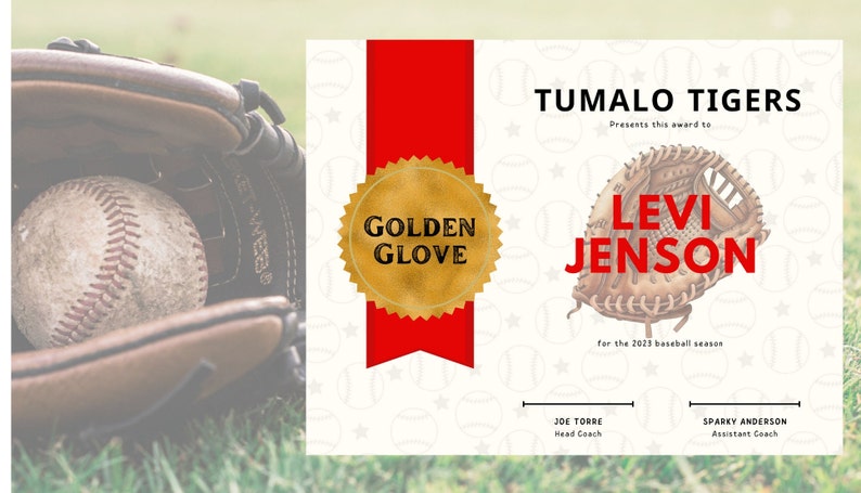 Editable Baseball Award Certificate Bundle - Etsy