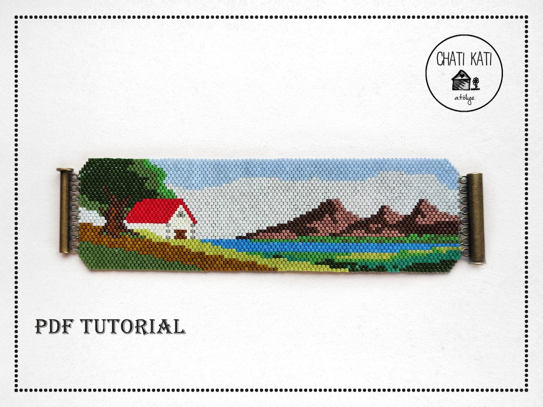 PDF Tutorial for Landscape Bracelet No:1 - Etsy