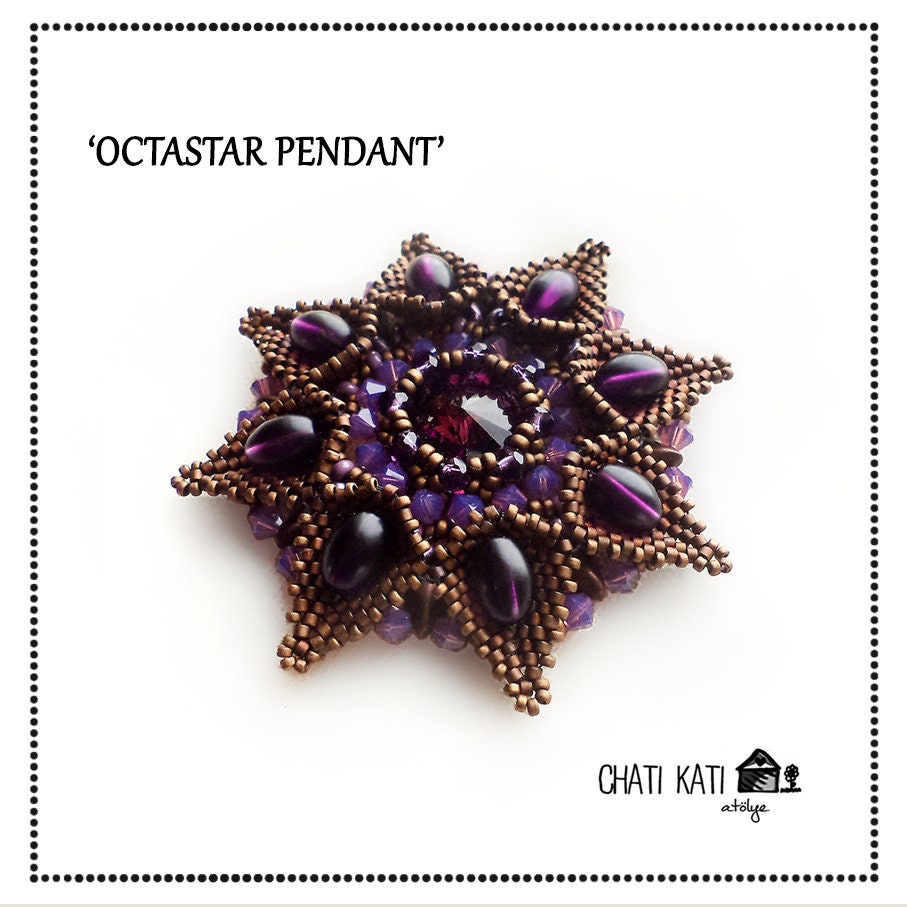 PDF Tutorial for Octastar Pendant - Etsy
