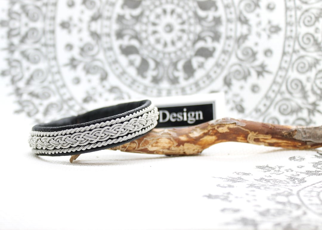 Sami Bracelet HYRR Handmade With Reindeer Leather and Braids in Tin ...