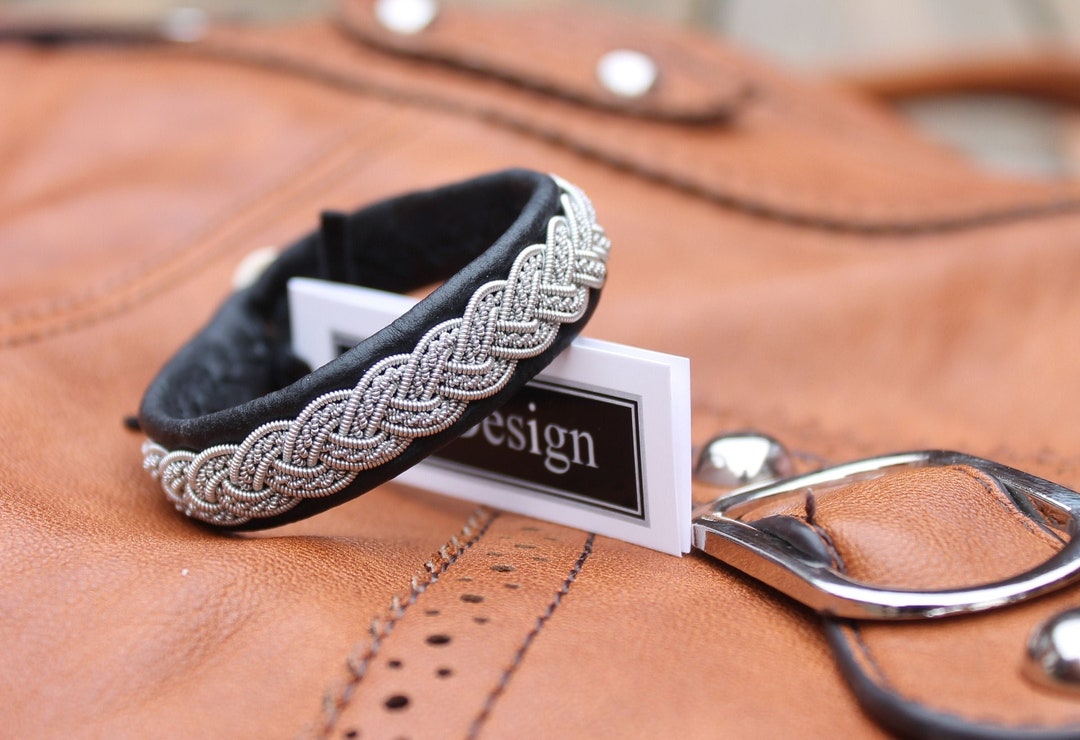 Sami Bracelet ROTA for Female and Male, Armband Handmade in Leather and ...