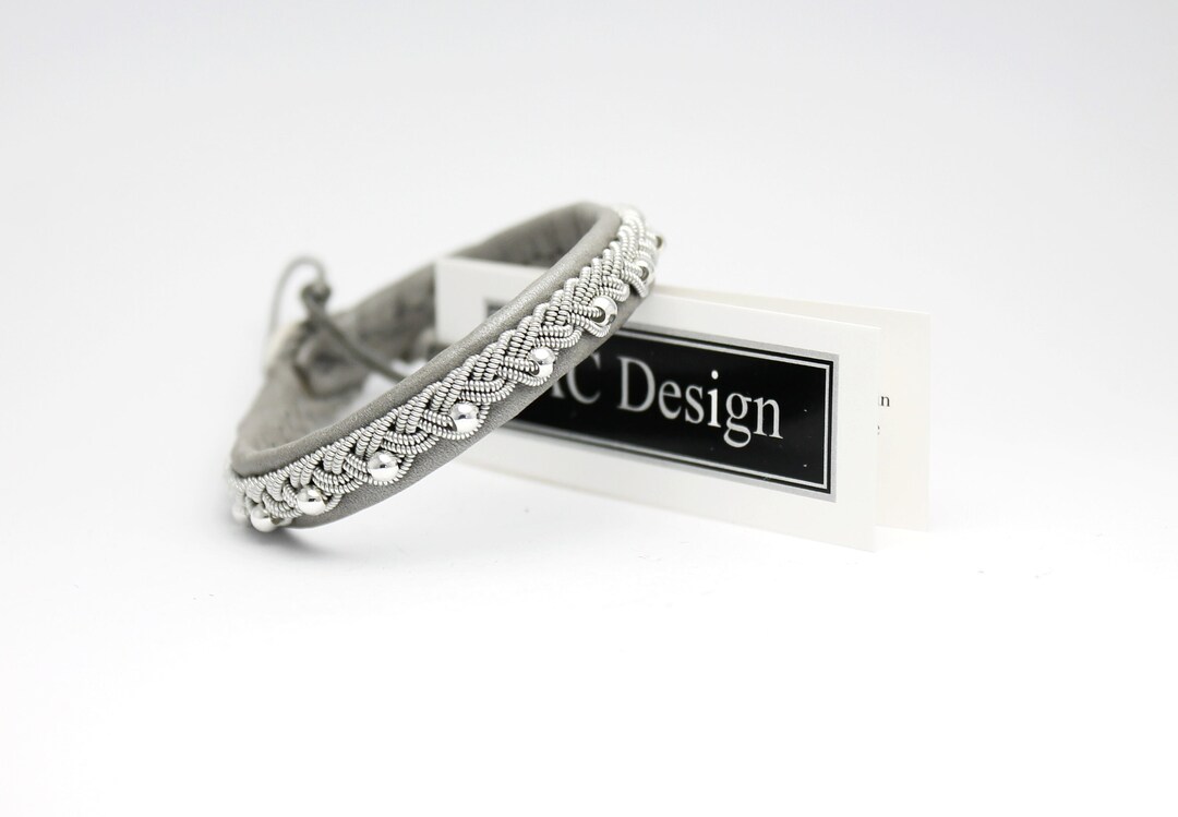 Sami Bracelet IRPA Female Leather Jewelery With Sterling Silver Beads ...