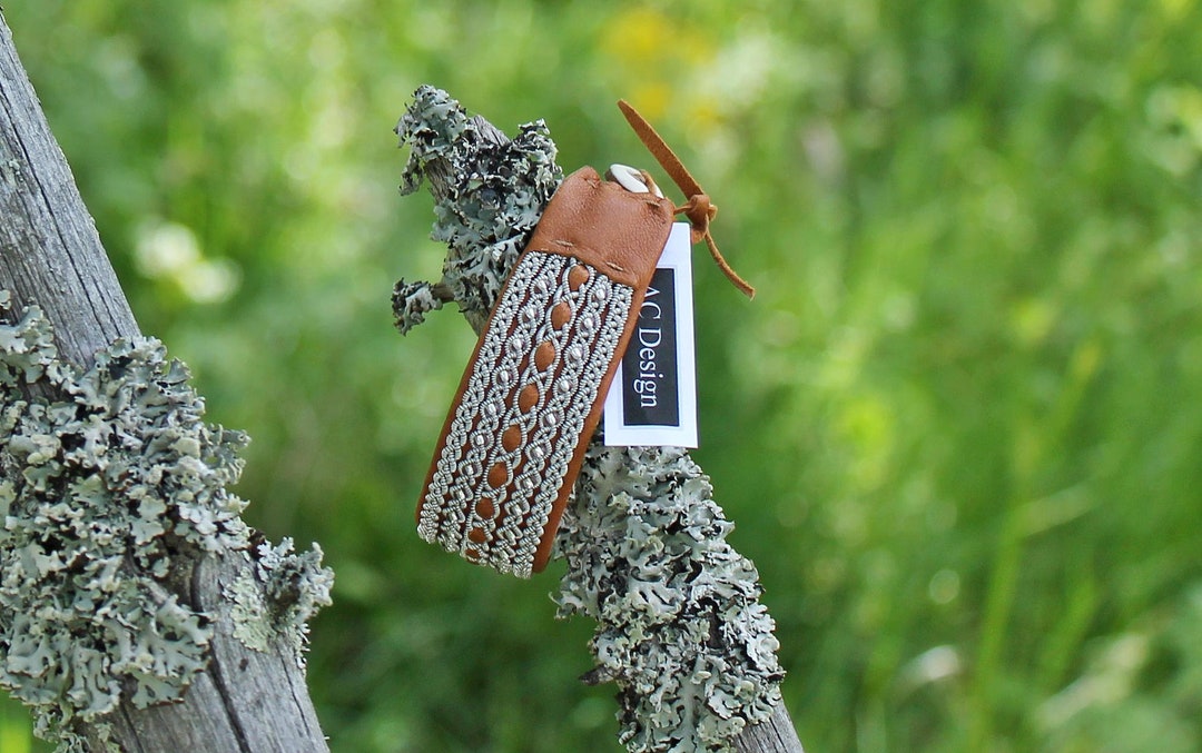 Saami Bracelet DVALIN | Leather Cuff Bracelet | Bracelet Lapon | Sami ...