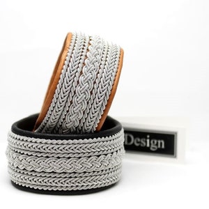 Sami Bracelet VINDHEM Handmade in Sweden, AC Design, Genuine Reindeer ...