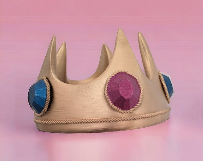 Splatoon 3 Pearl Inspired Gold Crown - Etsy