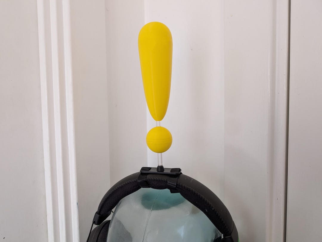 Exclamation Mark Cosplay Headset Headphones Accessory Decoration ...