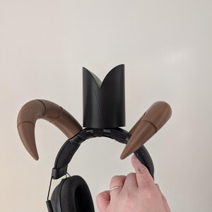 Goat Version - Cult of the Lamb Inspired Headphones Purple Crown and ...