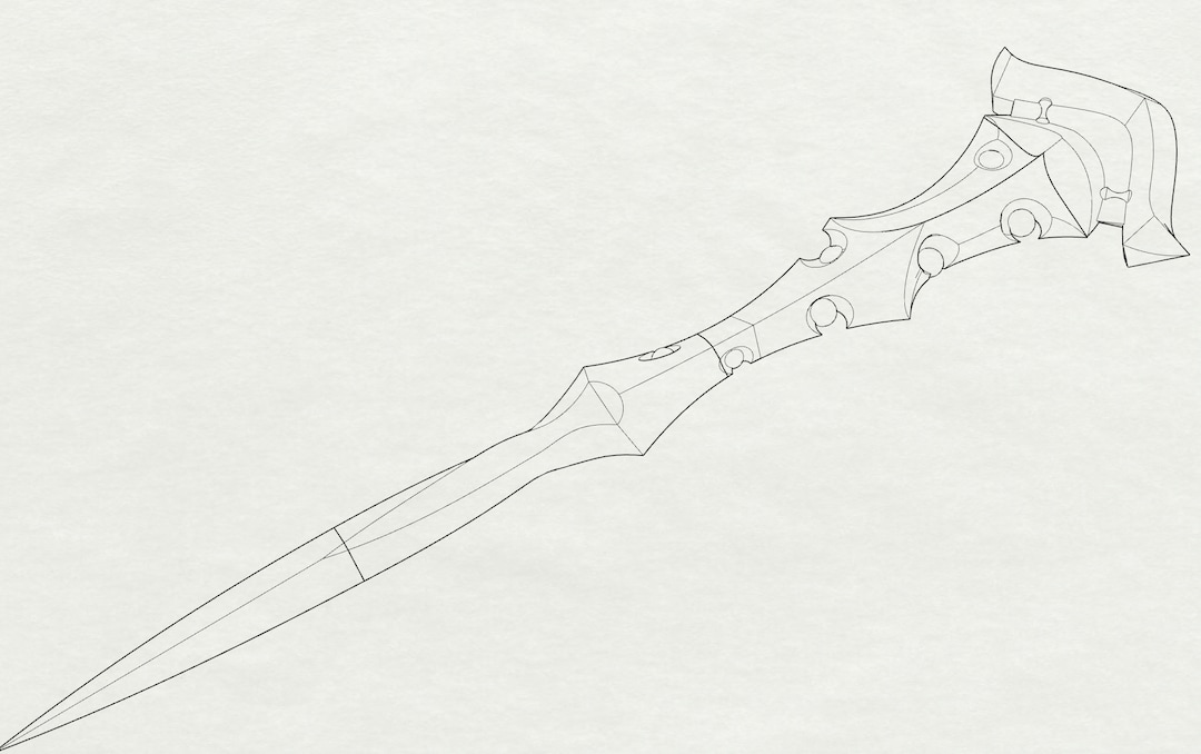 Little Witch Academia Inspired Shiny Rod Wand Cosplay Prop Stls - Etsy UK