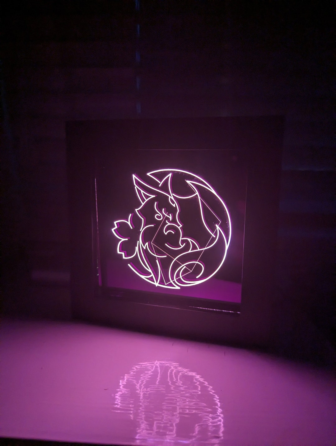 Yae Miko Constellation USB Lightbox Light Lamp Frame - Genshin Impact ...