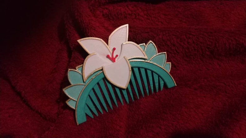 Mulan Inspired 3D Printed Hair Comb Cosplay Accessory | Etsy