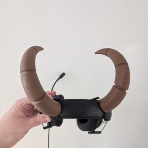 Goat Version - Cult of the Lamb Inspired Headphones Purple Crown and ...