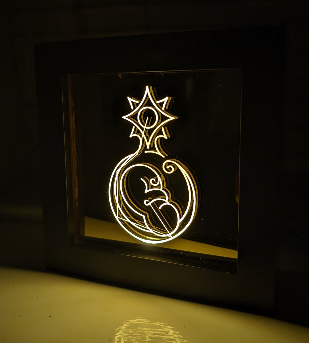 Albedo Constellation USB Lightbox Light Lamp Frame - Genshin Impact ...