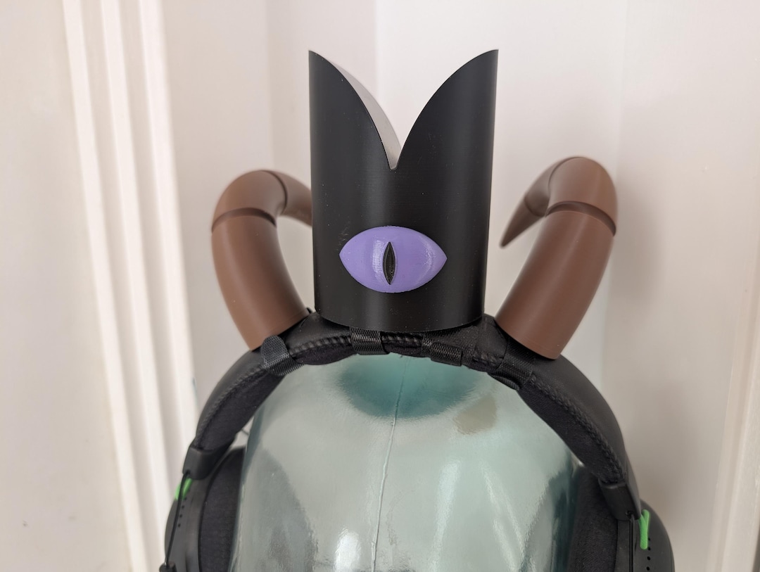 Goat Version - Cult of the Lamb Inspired Headphones Purple Crown and ...
