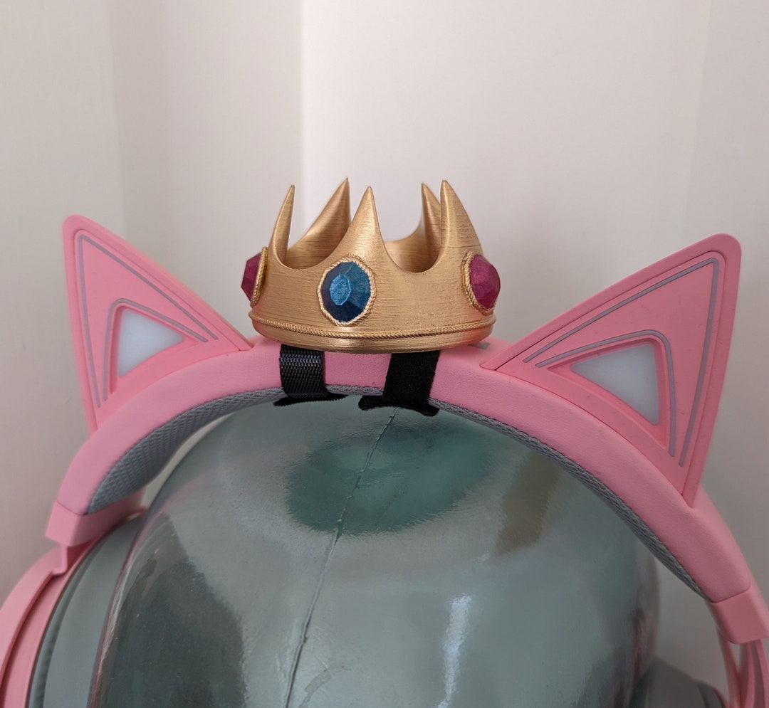 Splatoon Inspired Headset Pearl MC Princess Crown Streamer Accessory - Etsy