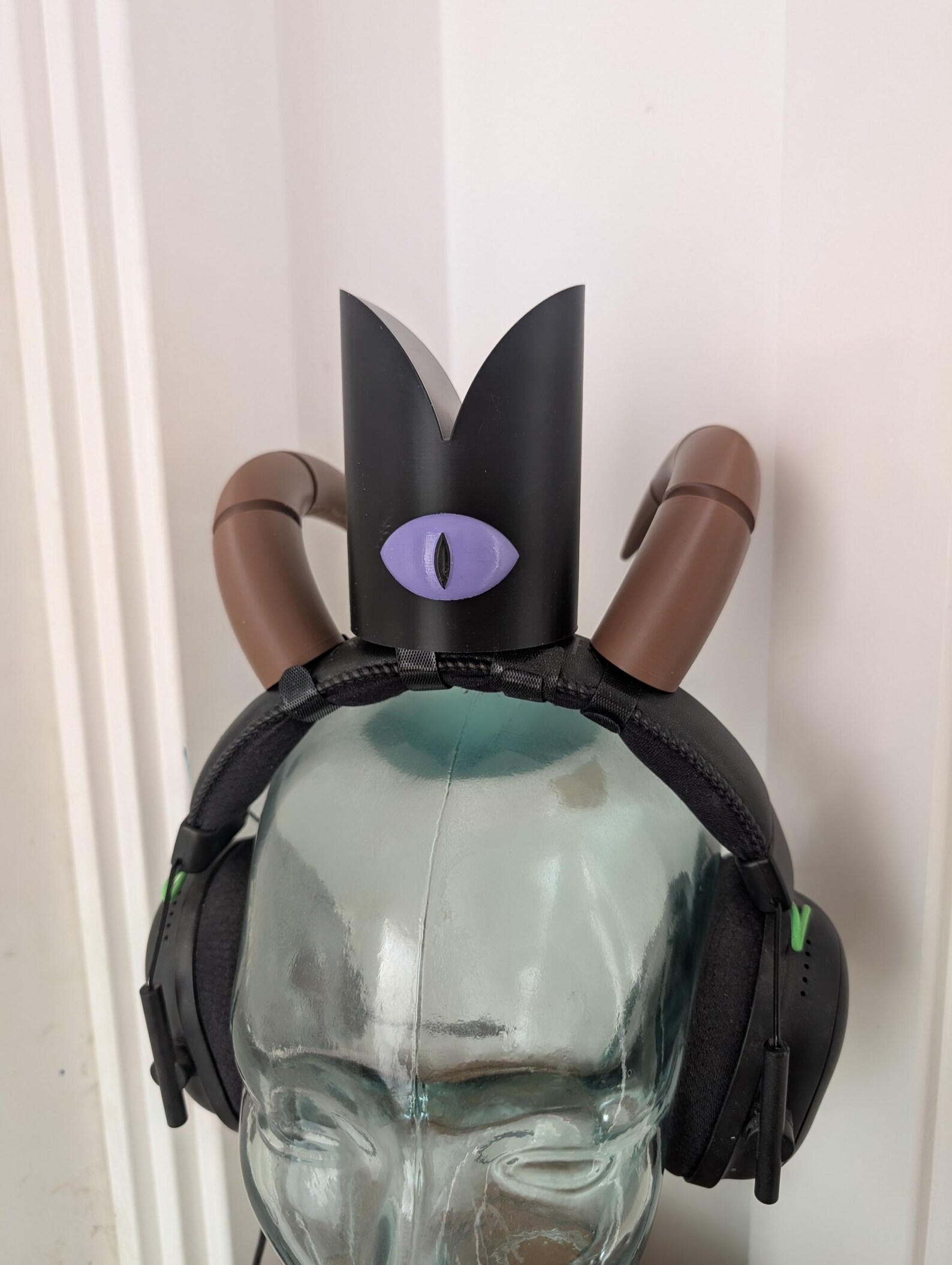 Goat Version - Cult of the Lamb Inspired Headphones Purple Crown and ...