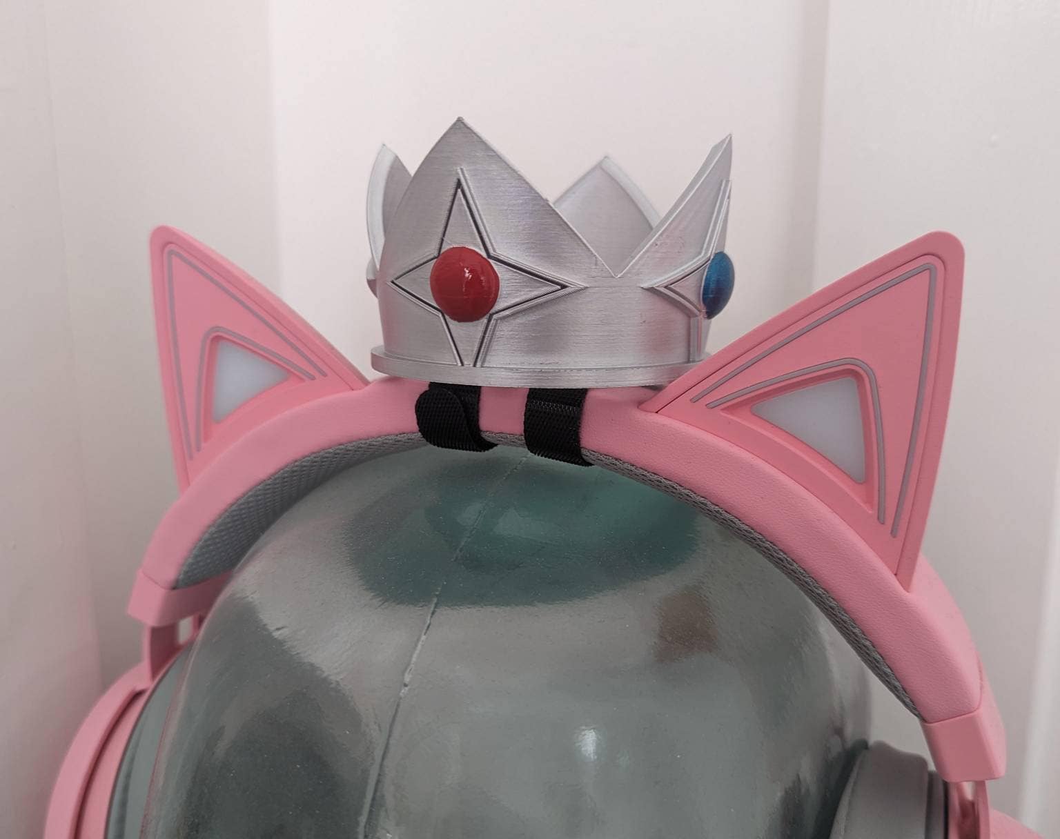 Princess Rosalina Inspired Headset Headphones Crown Streamer Accessory ...