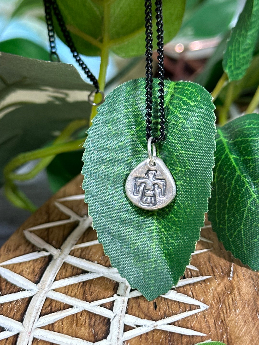 999 Solid Silver Bird Stamp Necklace - Dainty Necklace - Simple Design ...