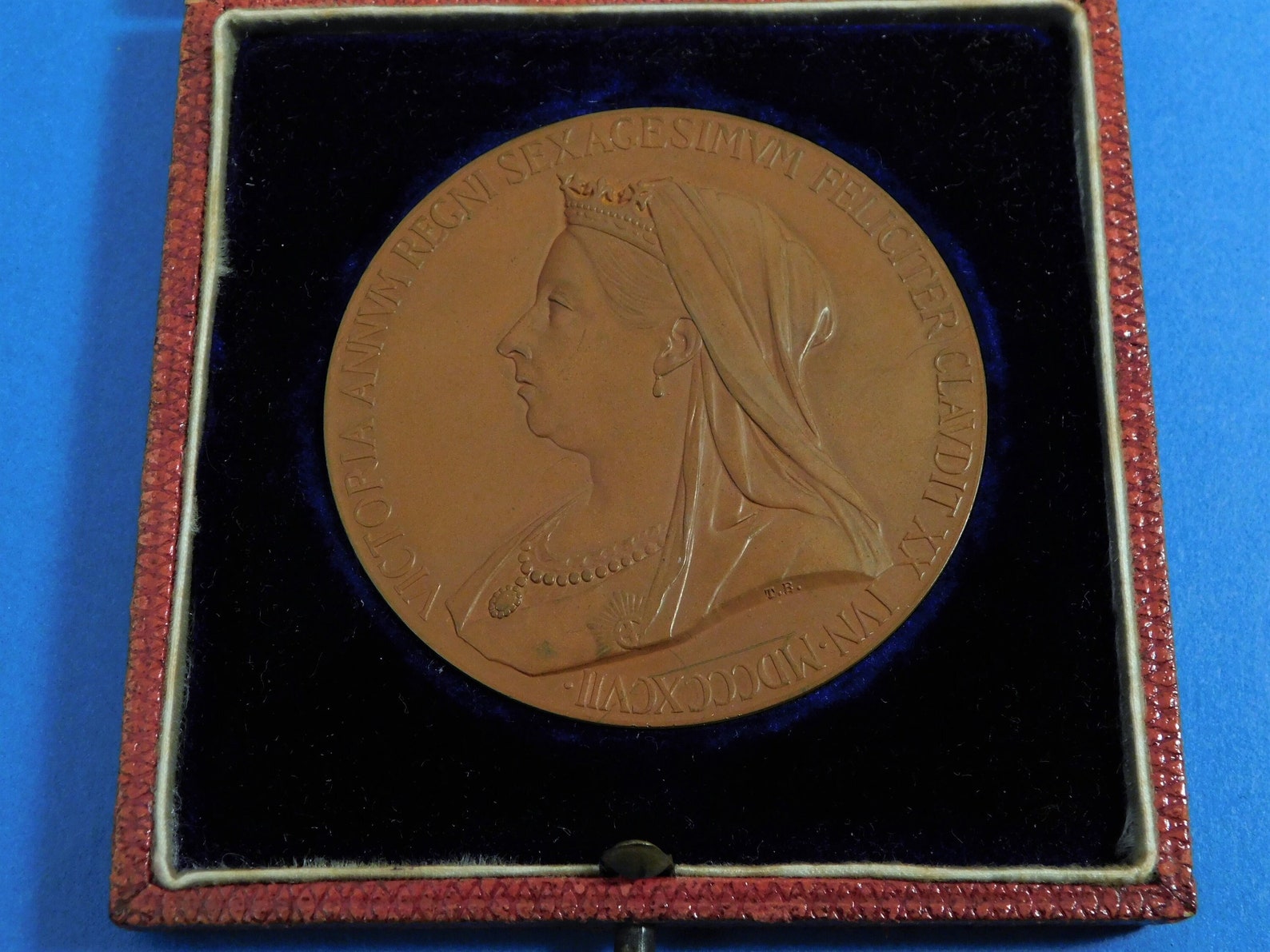 Victorian Queen Victoria 1897 Diamond Jubilee Bronze Commemorative ...