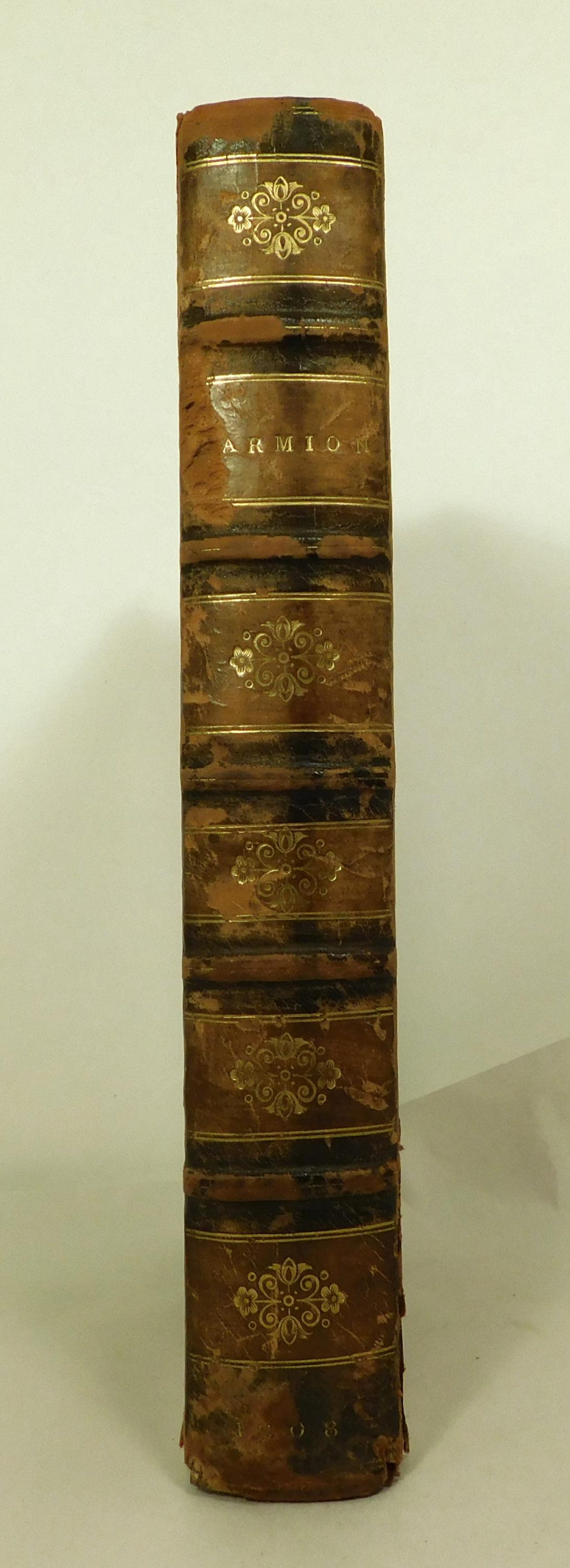 Leather Poetry Book Walter Scott Marmion Flodden Field Antique 2nd ...