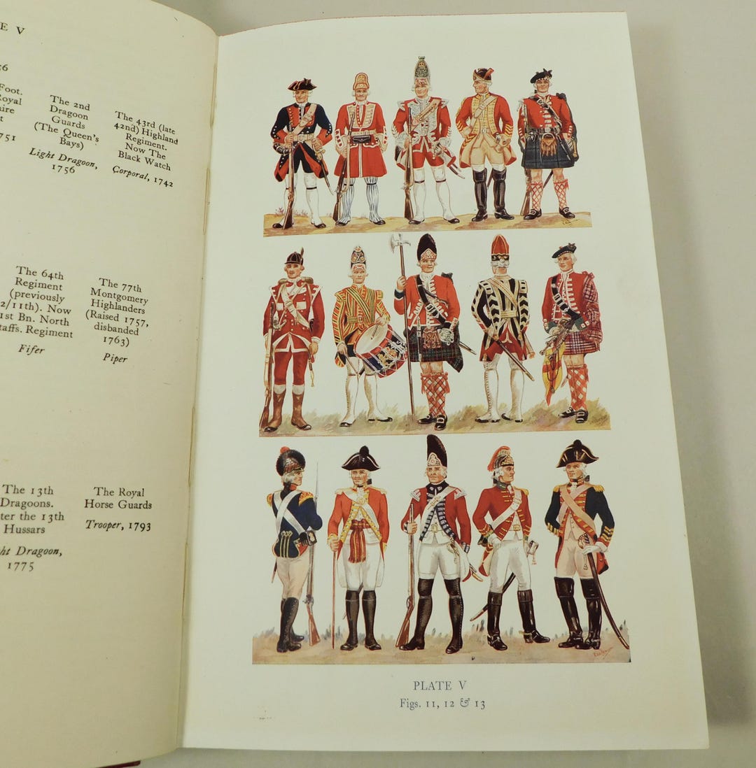 History of Regiments & Uniforms of British Army Illustrated Book Maj ...