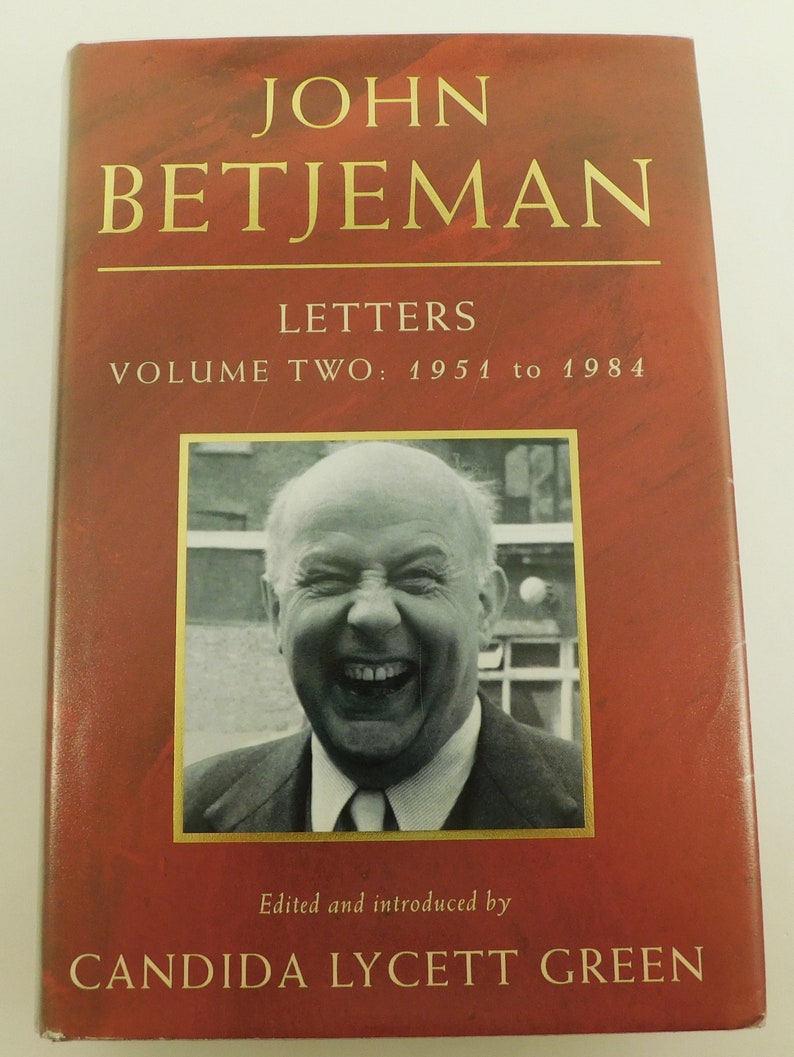 John Betjeman Letters Volume Two 1951-1984 First Edition Book ...