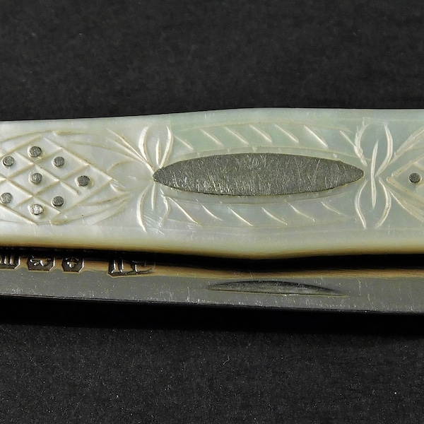 Antique Solid Silver Knife - Etsy