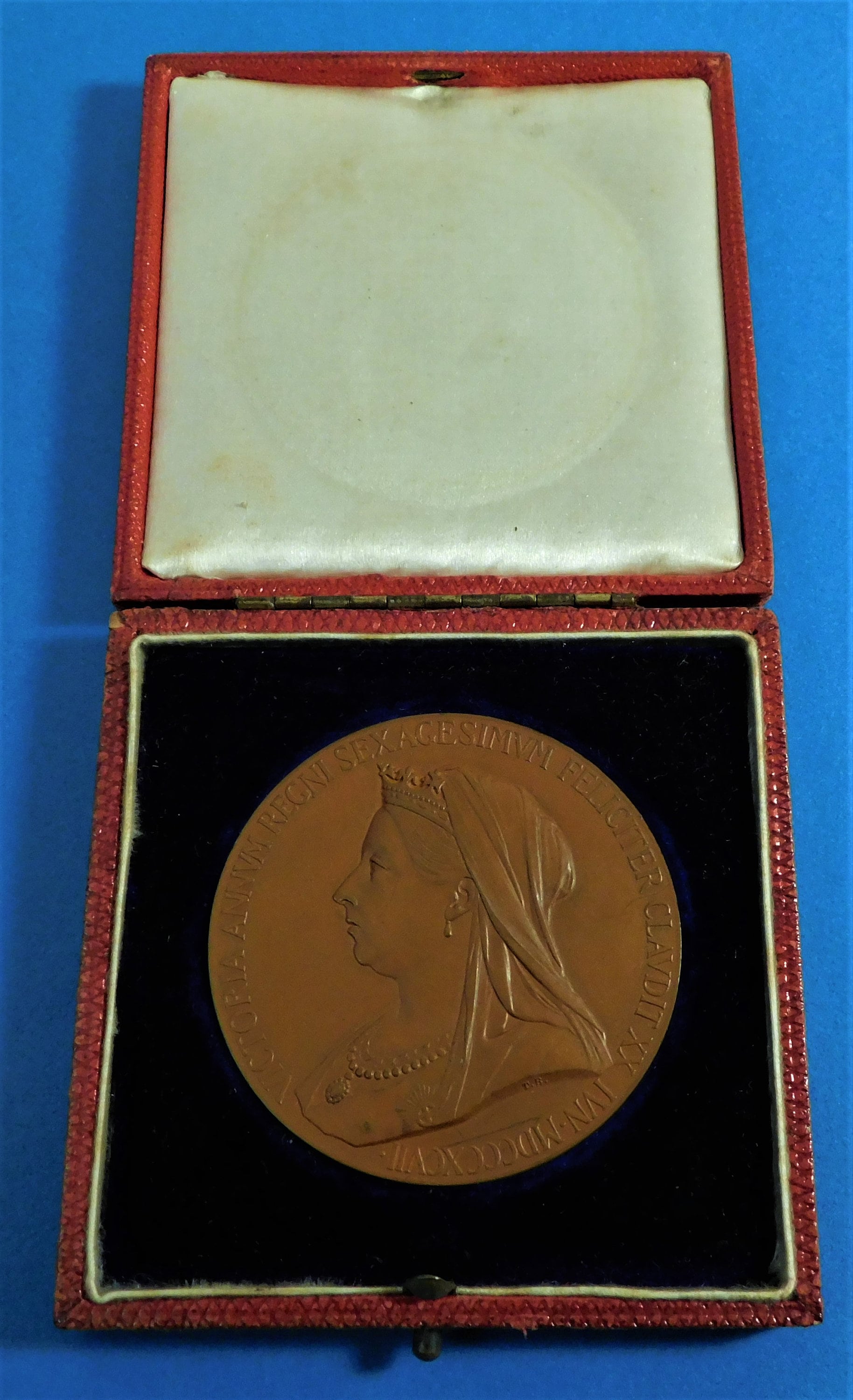 Victorian Queen Victoria 1897 Diamond Jubilee Bronze Commemorative ...