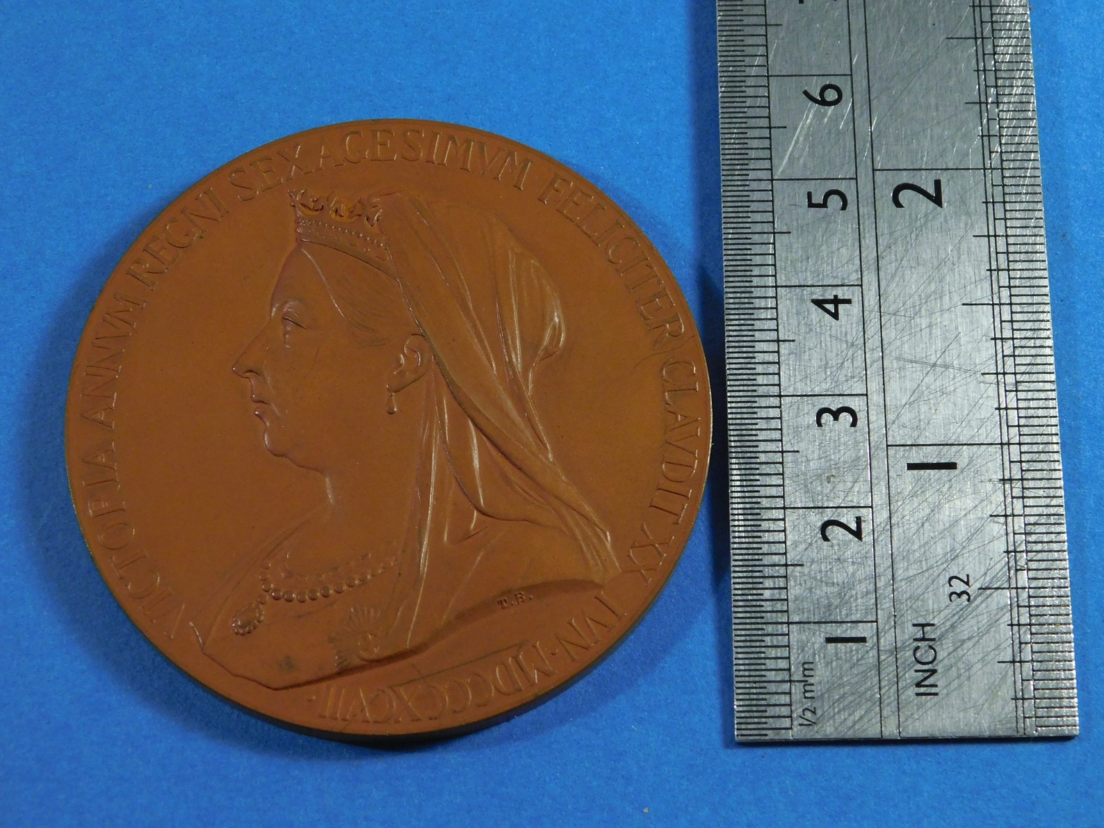 Victorian Queen Victoria 1897 Diamond Jubilee Bronze Commemorative ...